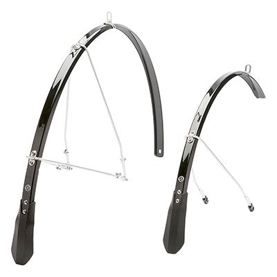 PDW Poncho Road Bike Fenders 700c x 23 Black– Good Weather